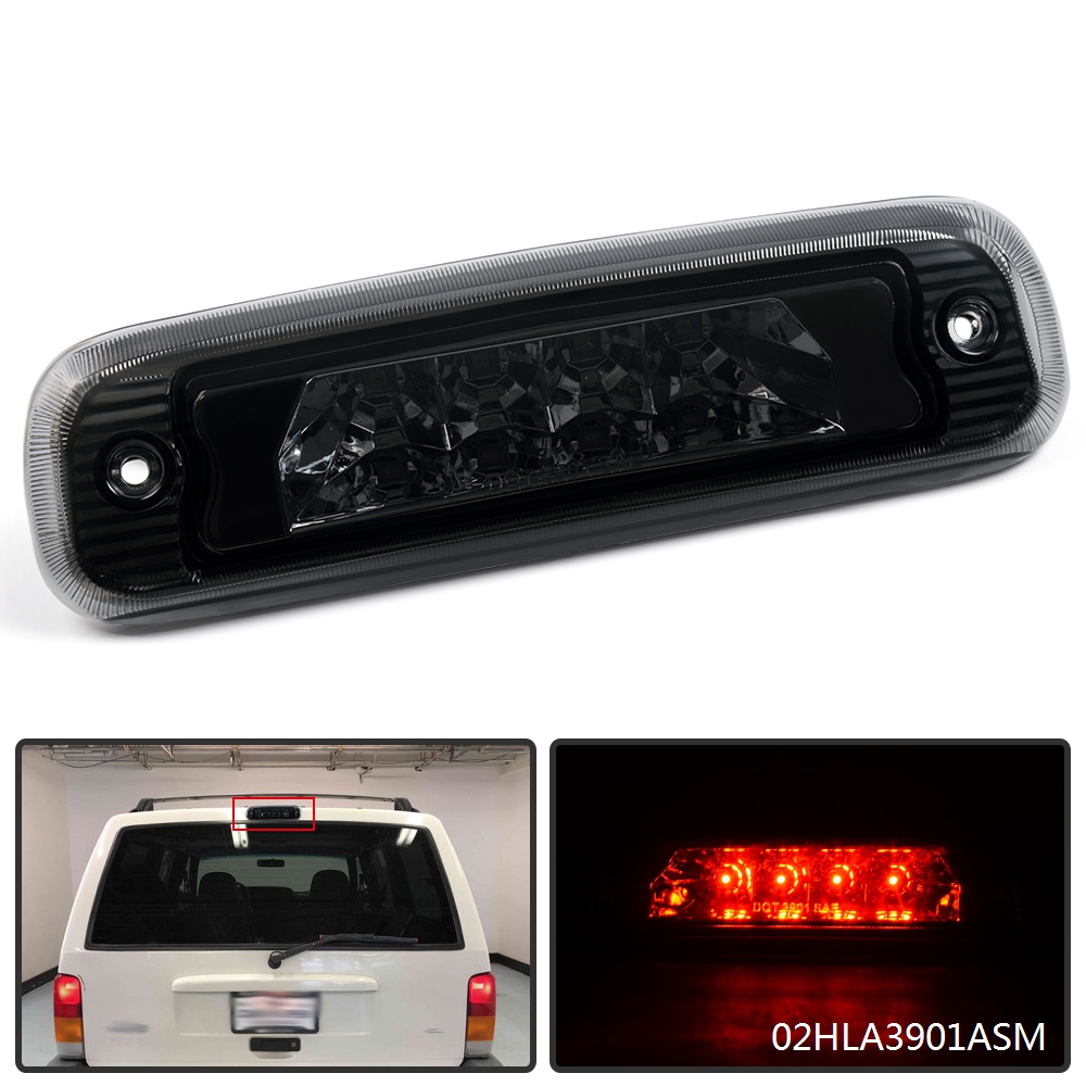 For Jeep Cherokee LED Third 3rd Tail Brake Light Rear Stop Lamp 97-01 ...